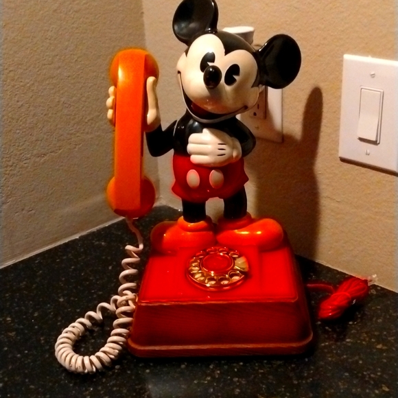 Disney | Other | 976 Vintage Mickey Mouse Phone In Working And ...